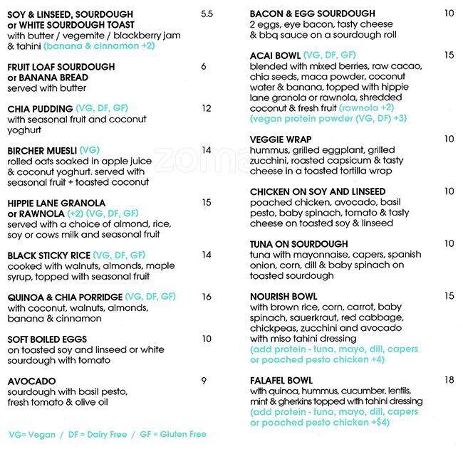 Ritual Coffee Traders Menu, Menu for Ritual Coffee Traders, Northbridge ...