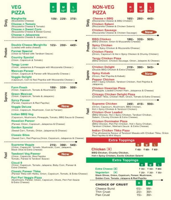 Menu at Classic Catering, Chandigarh