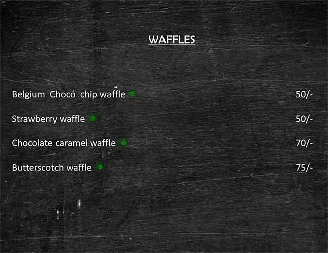 Menu at The Oregano Cafe, Lucknow, A 875