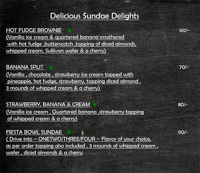 Menu at The Oregano Cafe, Lucknow, A 875