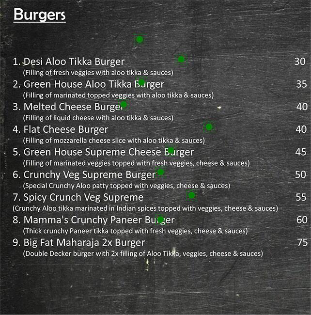Menu at The Oregano Cafe, Lucknow, A 875