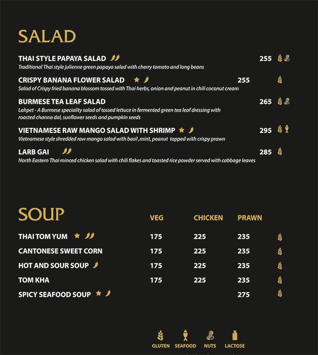 Menu at United Nations of Asia Pan Asian Dining, Ernakulam