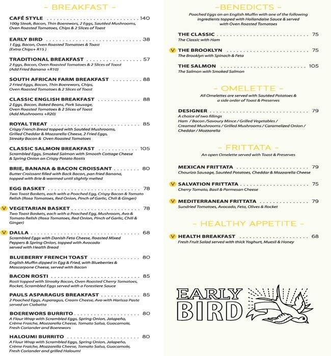Foood menu, Menu restauracji Foood, Cresta, Randburg - Zomato SA