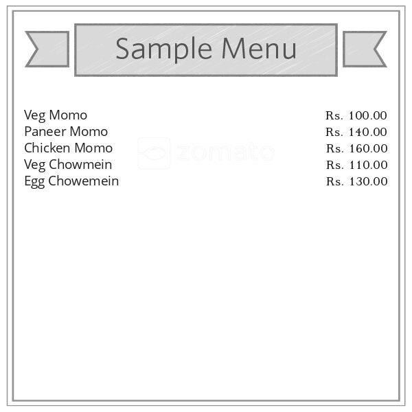 Menu of Momos & Meals, Whitefield, Bangalore