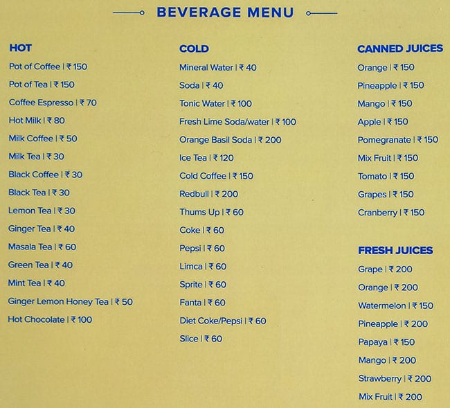 Menu at MAMA CECELIA'S BEACH CAFE, Candolim, Ximer