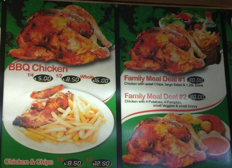 Menu at Caringbah Charcoal Chicken fast food, Caringbah