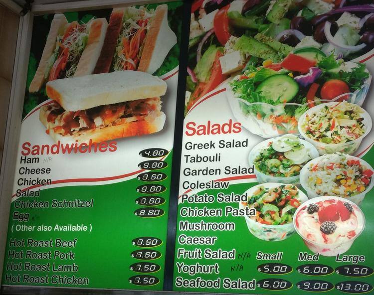 Menu at Caringbah Charcoal Chicken fast food, Caringbah