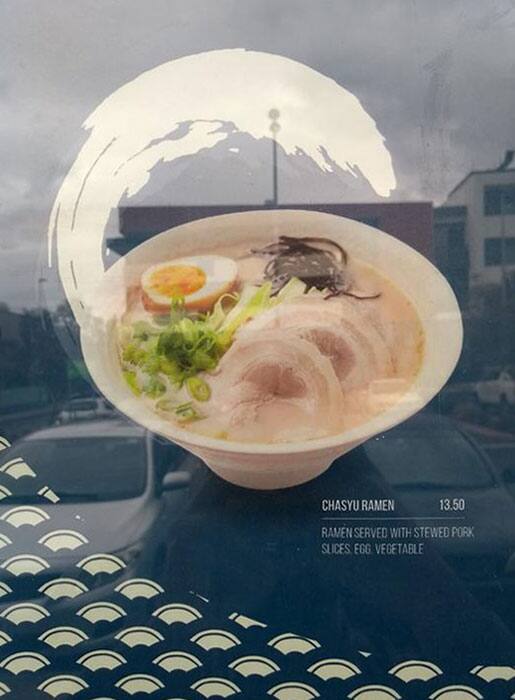 Menu at Miyoshi Sushi restaurant, Bundoora