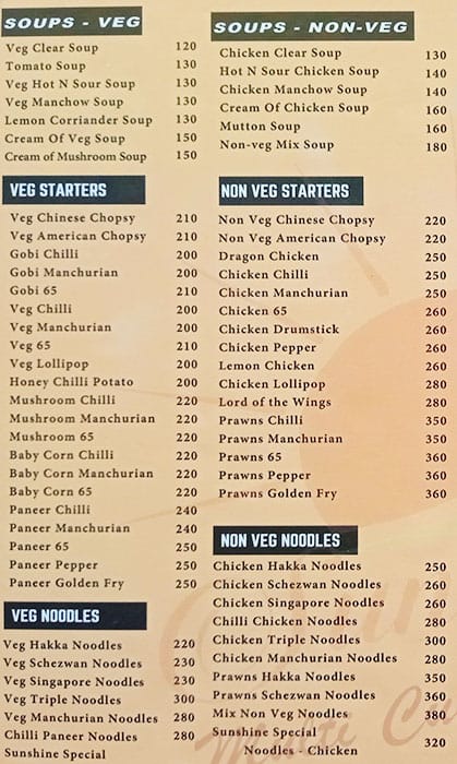 Menu of Grills & Seeds, Whitefield, Bangalore