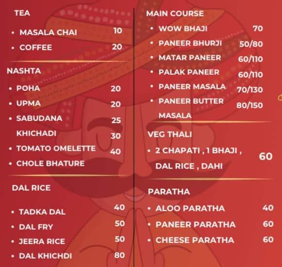 Menu of The Magic Masala Kitchen, Bhayandar, Mumbai