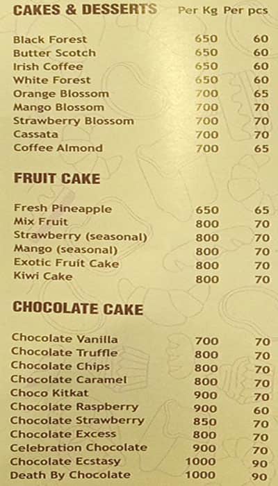 Menu at Edward Restaurant, Mumbai, No. 275