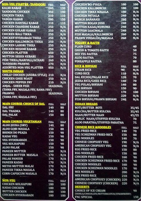 Fill N Chill Resto Bar & Pub Menu - Zomato