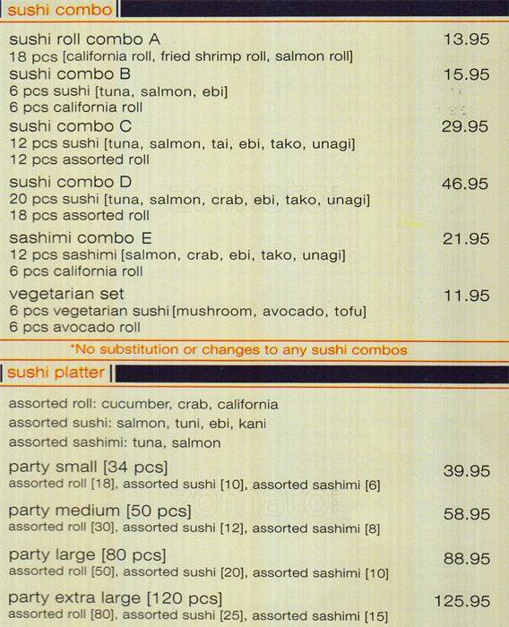 Menu at Szechuan Szechuan restaurant, Vaughan, 1 Bass Pro Mills Dr