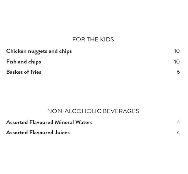 Menu at Helen's Hill Estate restaurant, Lilydale