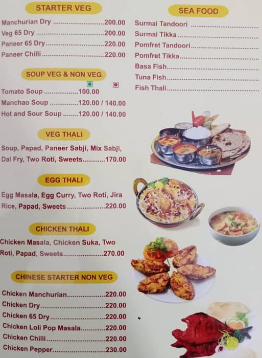 Menu of Panjabi Tadka, Wakad, Pune