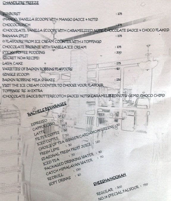 Menu at Raintree Multicuisine Restaurant, Kochi, No18 Hotel