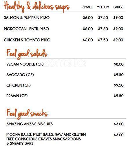 Menu at Peko Peko restaurant, Doubleview, 1/172 St Brigids Terrace