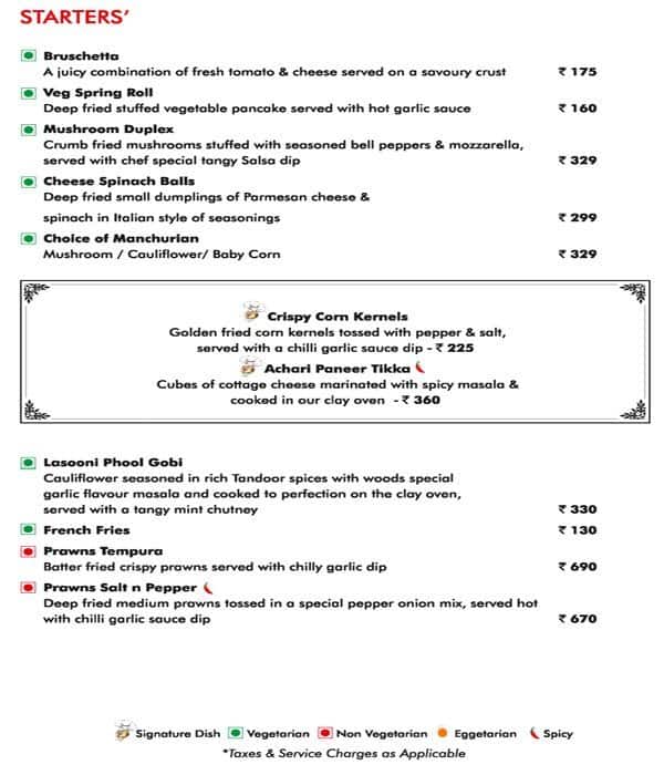 Redice @ Wonderla Resort Menu, Menu for Redice @ Wonderla Resort ...