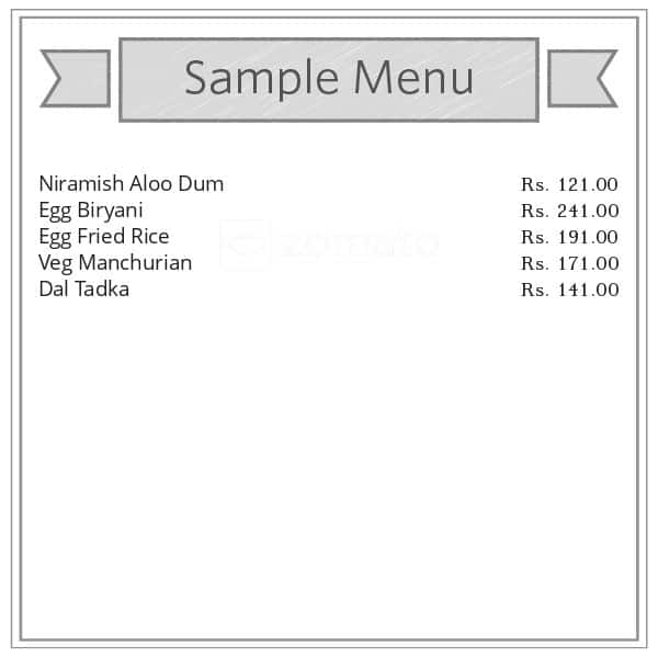 Menu of Dear Calcutta, Kalyan Nagar, Bangalore