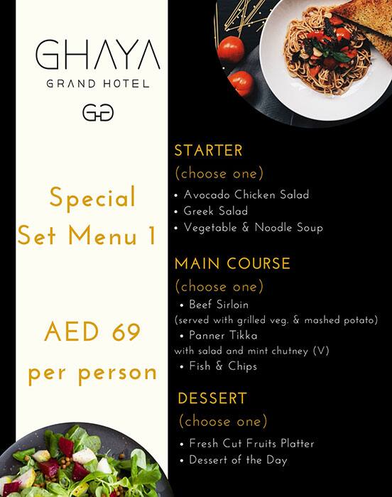 Menu of Red Diamond - Vintage Grand Hotel, IMPZ, Dubai