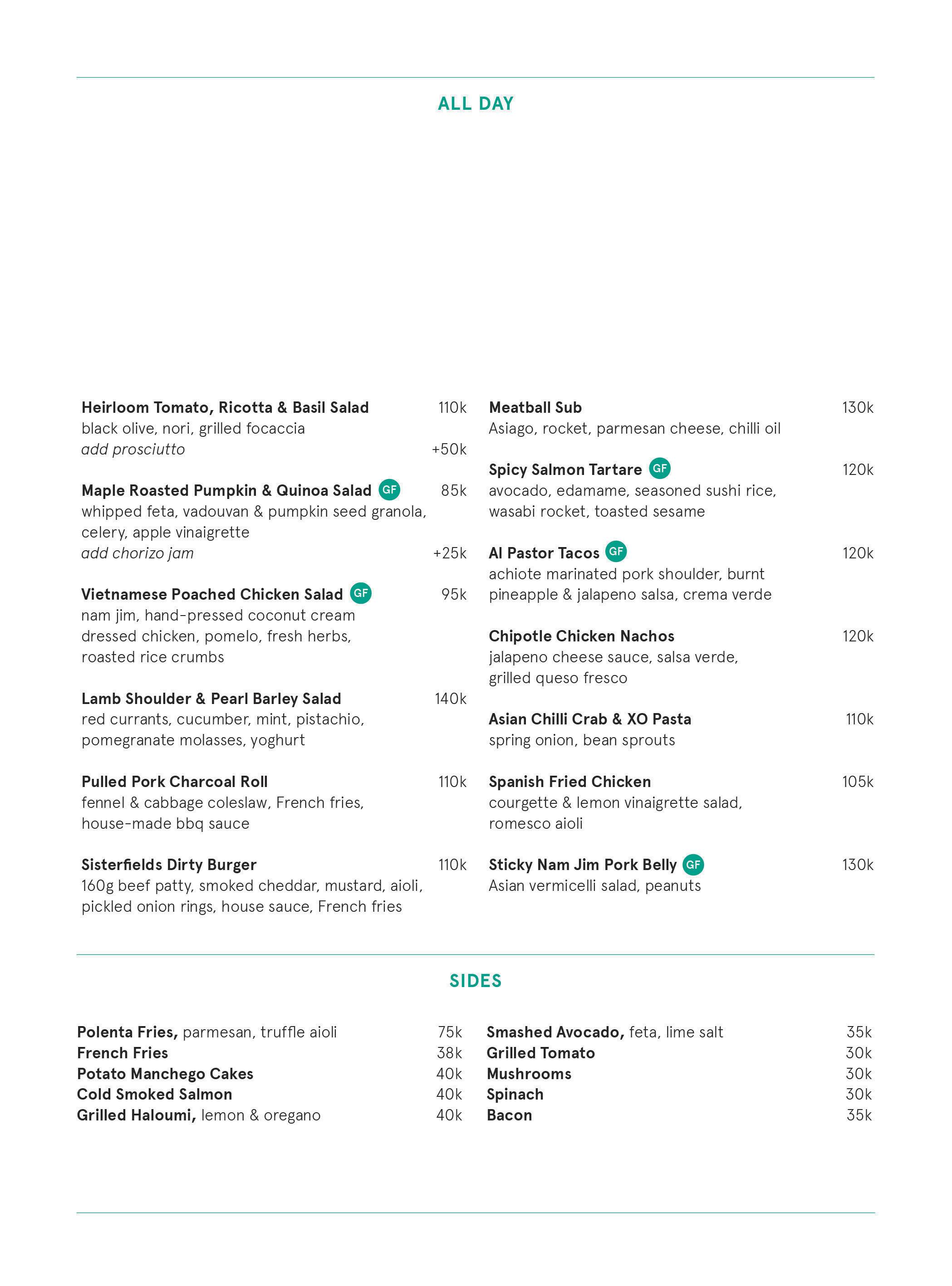 Sisterfields, Seminyak, Bali - Zomato Indonesia