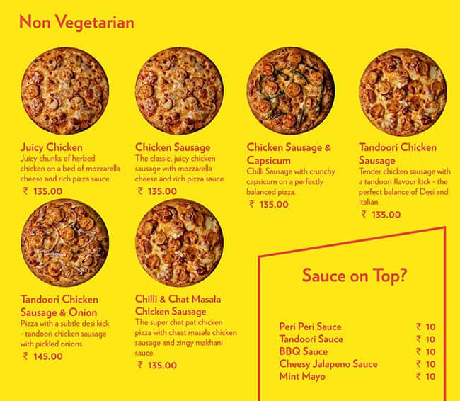 Menu at Instapizza, Greater Noida