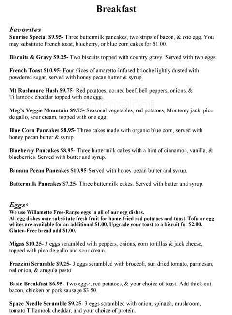 Byways Cafe Menu, Menu for Byways Cafe, Pearl District, Portland ...