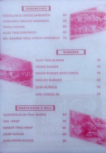 The Urban Canteen Menu, Menu for The Urban Canteen, Shalimar Bagh, New ...