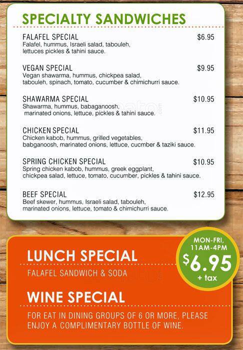 Abaleh Menu, Menu for Abaleh, Upper East Side, New York City ...