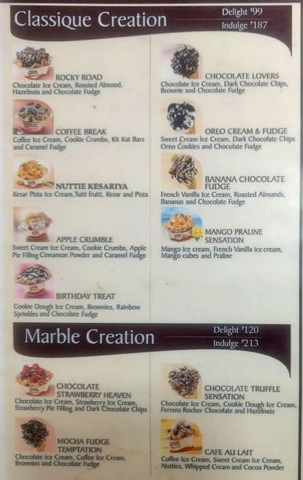 Cream & Fudge Menu, Menu for Cream & Fudge, Selaiyur, Chennai - Zomato