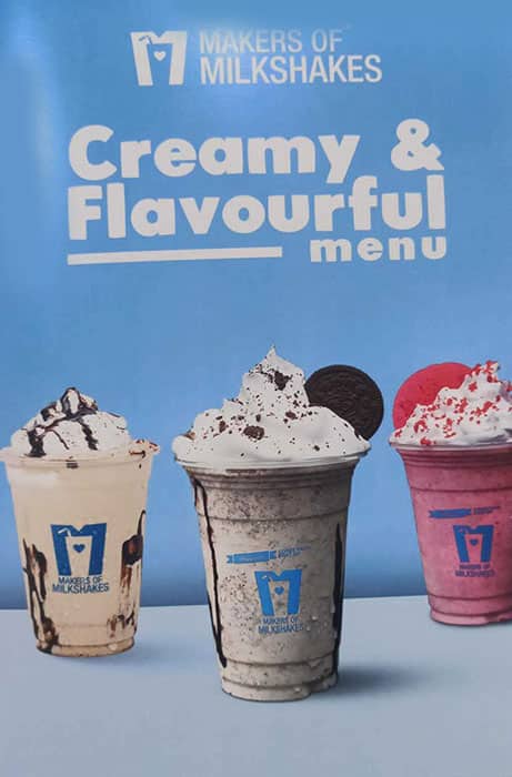 Menu of Makers Of Milkshakes, ECIL, Secunderabad