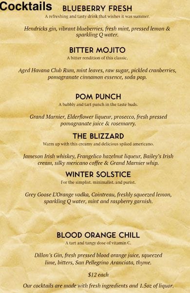 Menu au Strange Love Coffee at Ration: Beverley pub et bar, Toronto