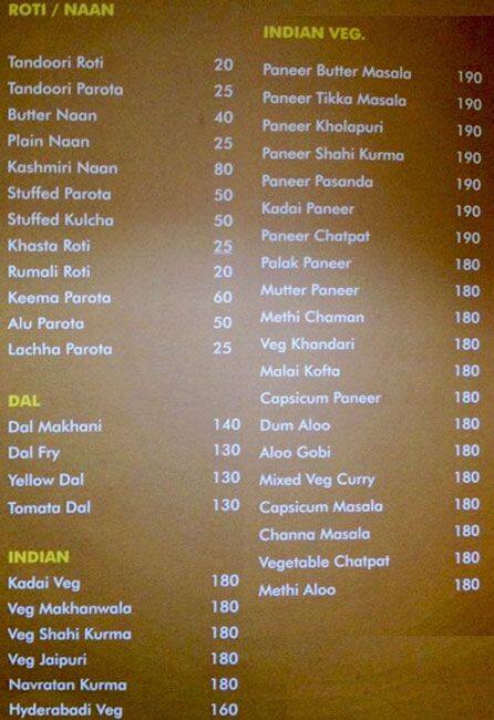 Menu at HOTEL VISHWAM, Secunderabad, 1-7-194/195, Paradise Circle, SD Road