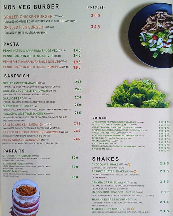 Menu at The Salad Story, Delhi, R 5