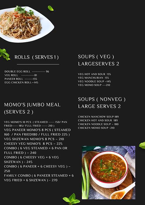 Menu of Miraj Foods, Vasai, Mumbai