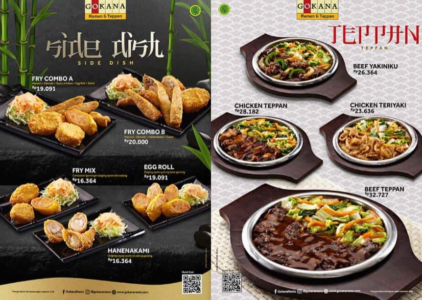 Menu at Gokana Ramen Plaza Pondok Gede 2 restaurant, Bekasi Regency ...