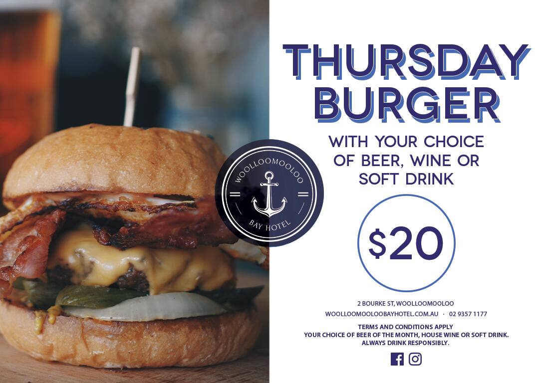 Menu at Woolly Bay Hotel pub & bar, Woolloomooloo