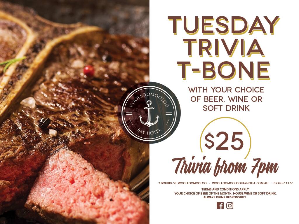 Menu at Woolly Bay Hotel pub & bar, Woolloomooloo