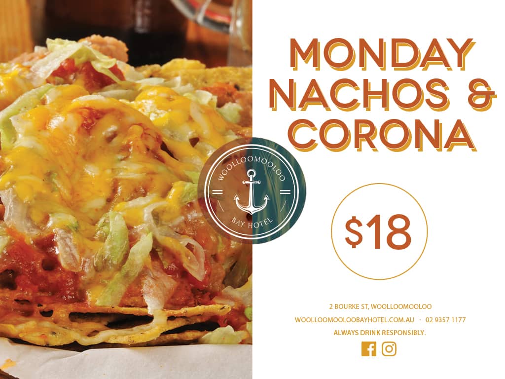 Menu at Woolly Bay Hotel pub & bar, Woolloomooloo