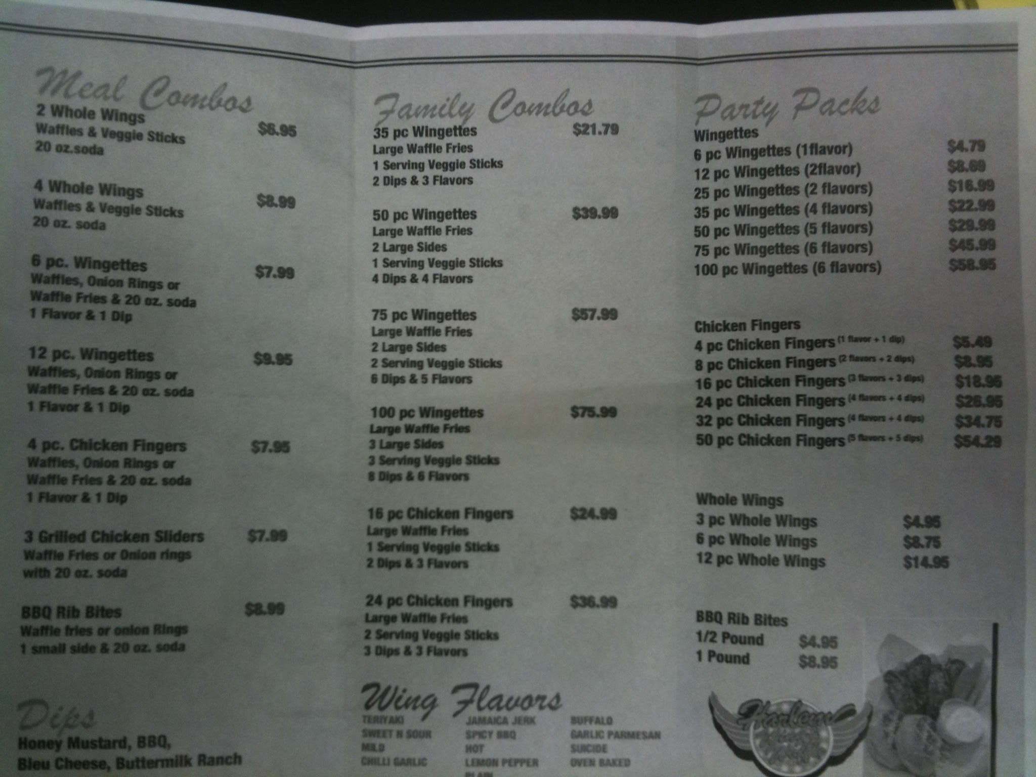 Harlem Wing and Waffle Menu, Menu for Harlem Wing and Waffle, River ...