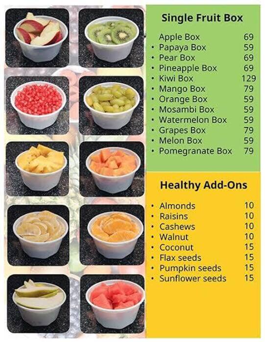 Menu of Healthy Homely Food And Juices, Film Nagar, Hyderabad