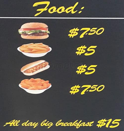 Menu at Homebase Sports Bar, Huntly