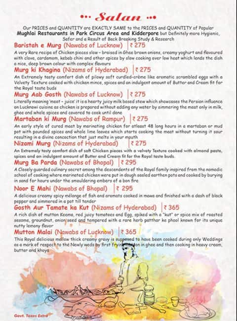 Menu at SAFFRON Dine Lounge Cafe, Kolkata