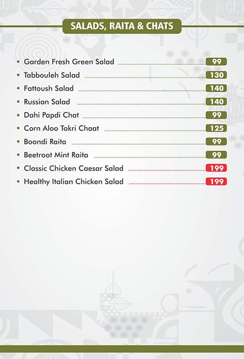 Menu at Salt Pan Restaurant and Bar, Vasai