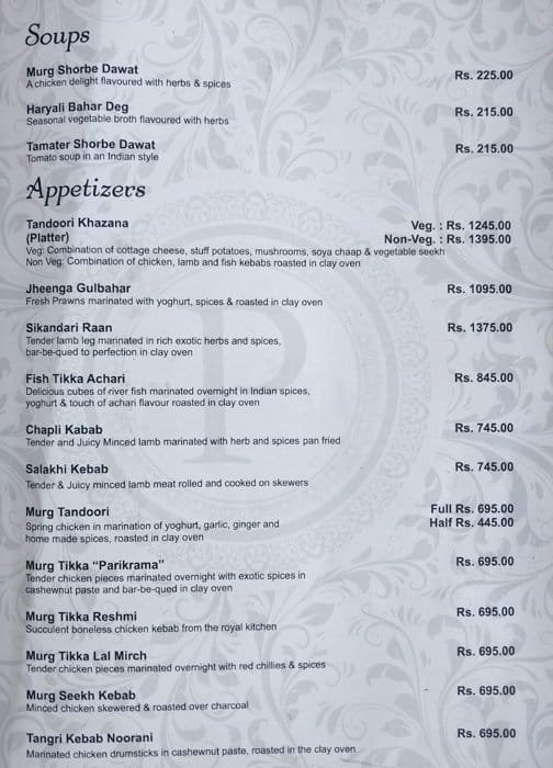 Parikrama - The Revolving Restaurant Menu - Zomato
