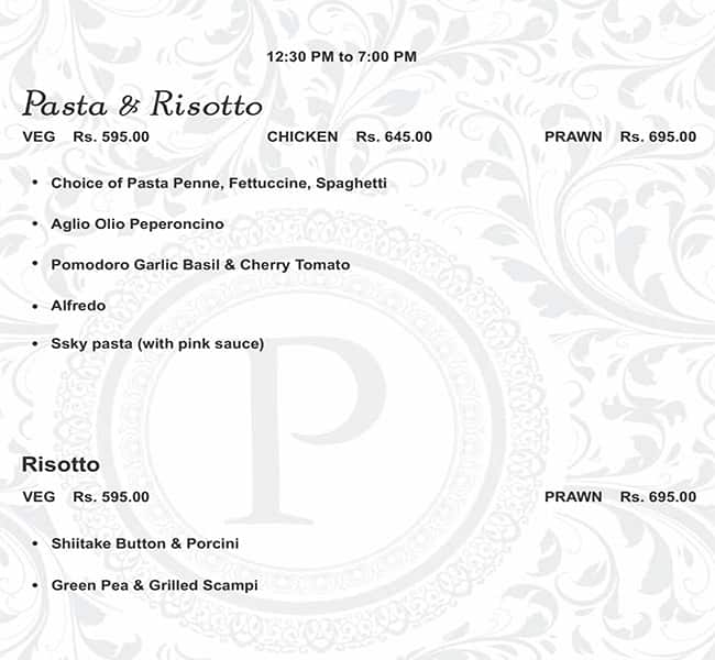 Menu at Parikrama The Revolving Restaurant, New Delhi