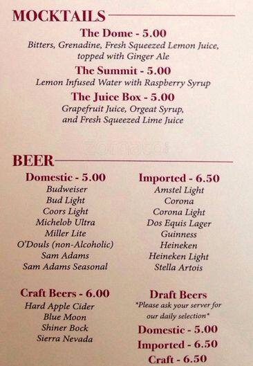 Menu at Paladora pub & bar, Houston