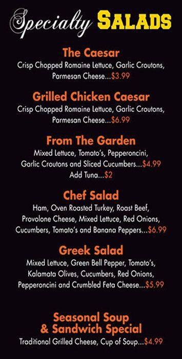 Sub Zone Menu, Menu for Sub Zone, Wedgewood, Charlotte - Urbanspoon/Zomato