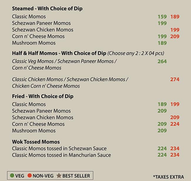 Menu at Chinese Wok - Ameerpet, Hyderabad, bearing No- 7