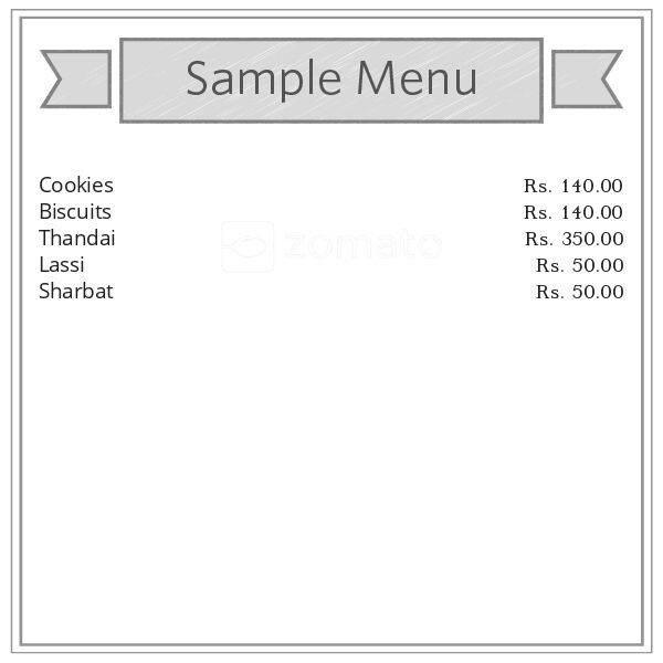 Menu of Dilliwala, Shahdara, New Delhi